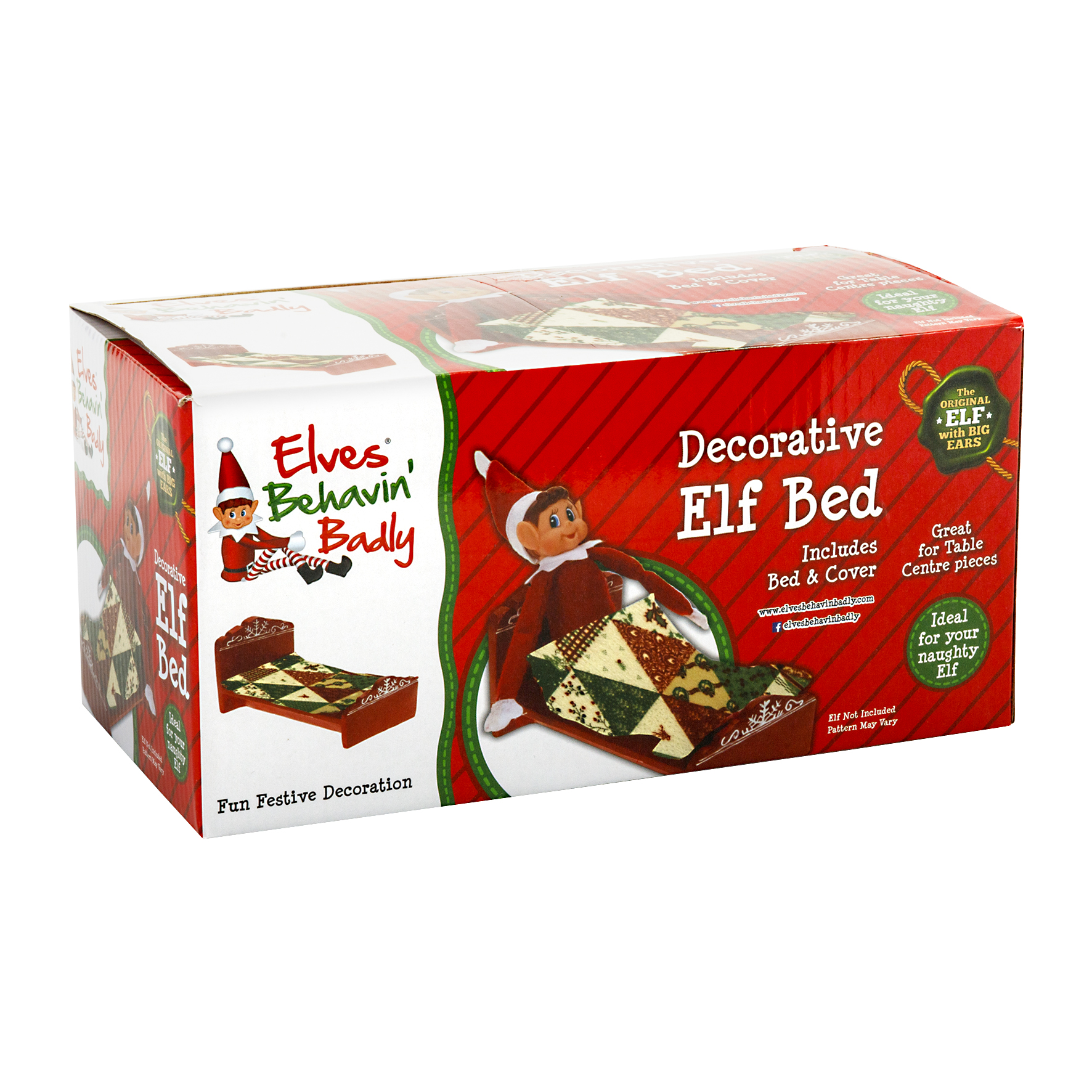 Christmas Elves, Polystone Elf Bed with Blanket - Truckloads Coolangatta
